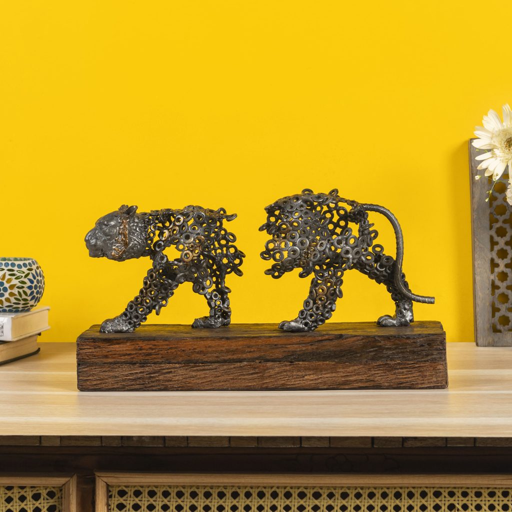 Salvaged Panther Sculpture Aagar salvaged-panther-sculpture-aagar