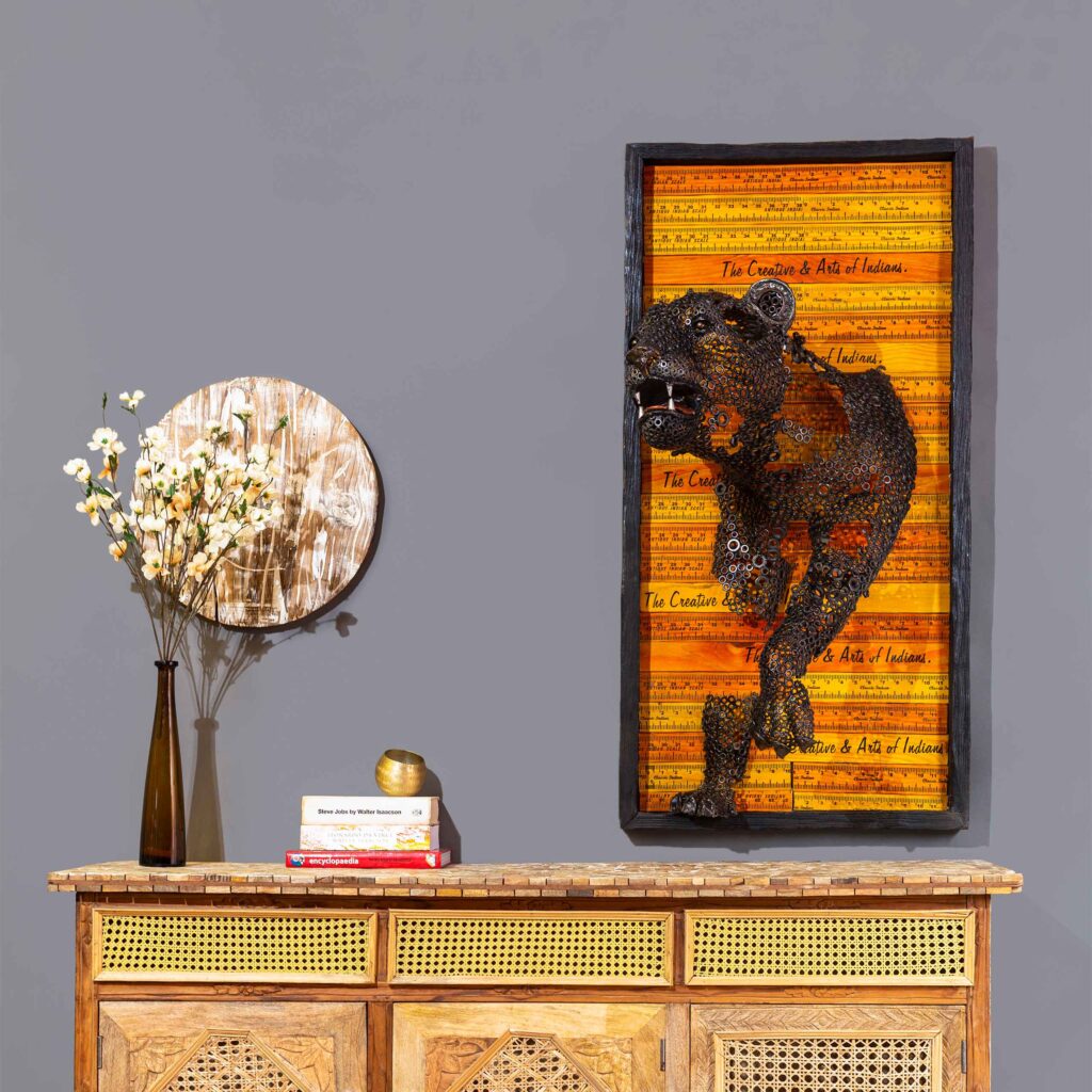 Resilient Leopard Statement Piece – Aagar